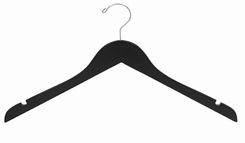 Petite Size Black Wooden Dress Hanger – ONLYHANGERS.COM INC.