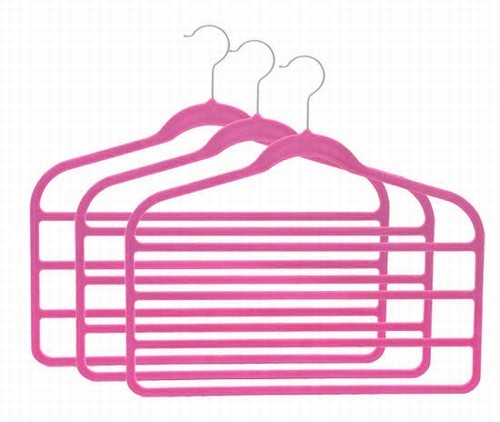 Slim‑Line Hot Pink Multi Pant Hanger | Only Hangers