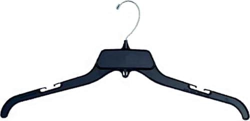 Unbreakable Black Plastic Top Hanger | Only Hangers